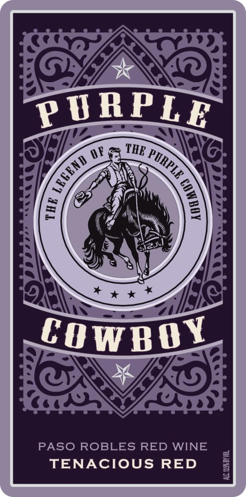 Purple Cowboy Tenacious Red Blend 2015 | Wine.com
