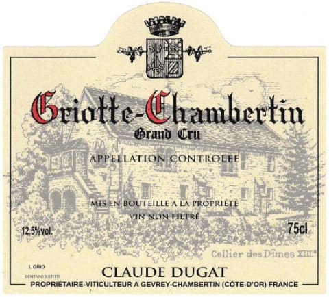 Domaine Claude Dugat Griottes-Chambertin Grand Cru 2020 | Wine.com