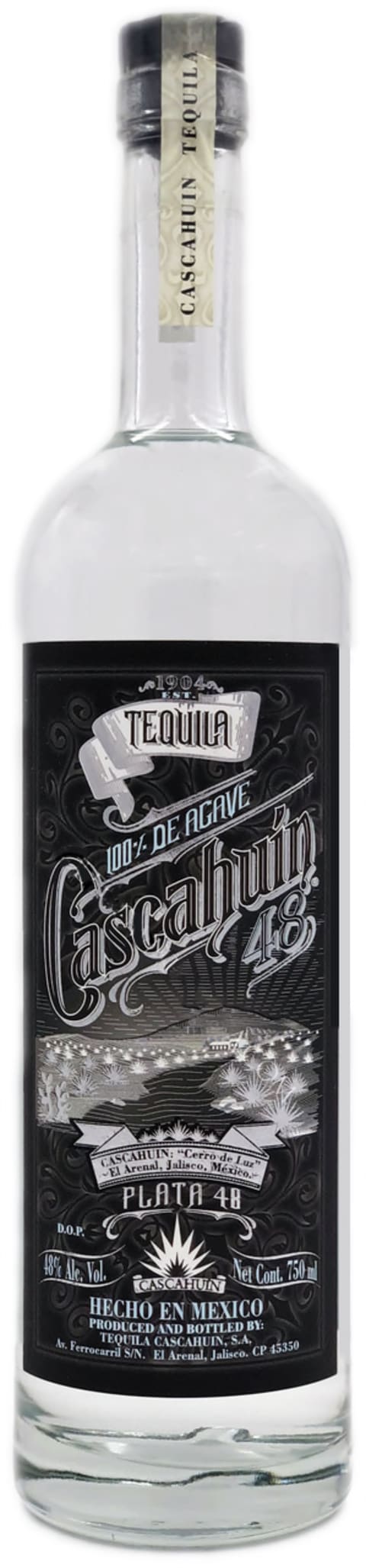 Cascahuin 48 Plata Tequila | Wine.com