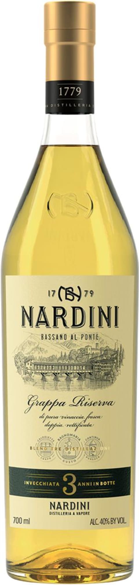 Nardini 3 Year Riserva Grappa (700ML) | Wine.com
