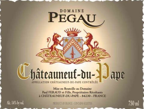 Domaine du Pegau Chateauneuf-du-Pape Cuvee A Tempo Blanc 2020 | Wine.com