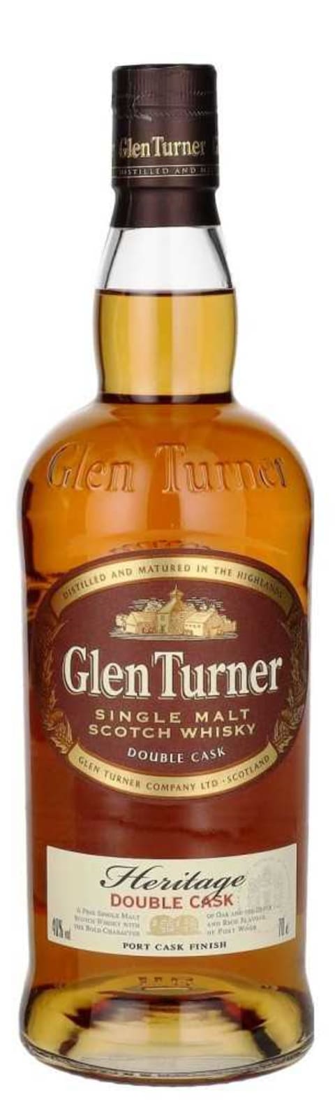 Glen Turner Heritage Double Cask Single Malt Scotch Whisky (700ML ...