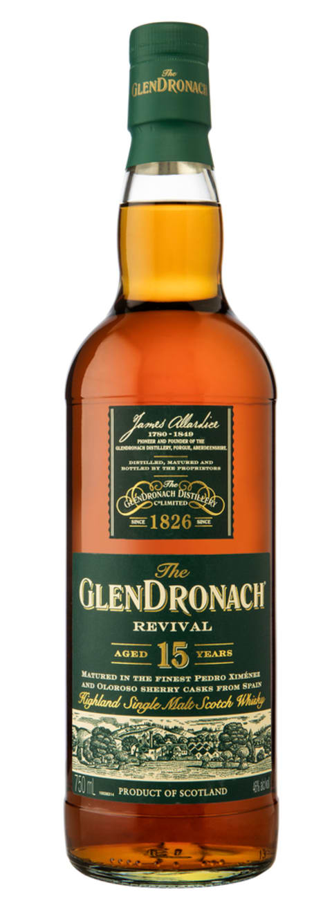 GlenDronach 15 Year Revival Single Malt Scotch Whisky | Wine.com