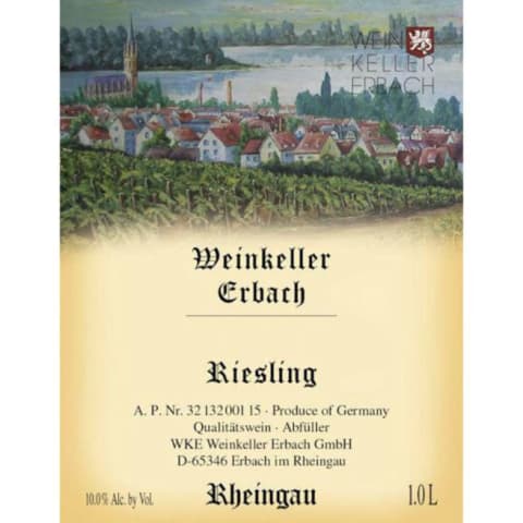 Weinkeller Von Erbach Rheingau Riesling (1 Liter) 2020 | Wine.com