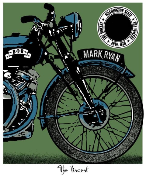 Mark Ryan Board Track Racer The Vincent Red 2016 | Wine.com