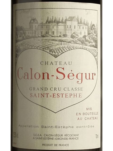 Chateau Calon-Segur (top shoulder) 1961 | Wine.com