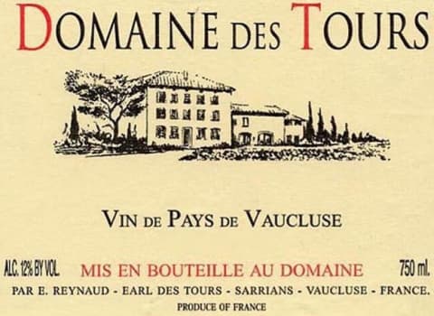 Domaine des Tours Vin de Pays du Vaucluse Rouge 2018 | Wine.com