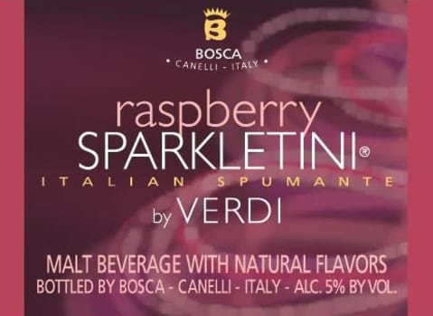 Bosca Rasberry Sparkletini by Verdi | Wine.com