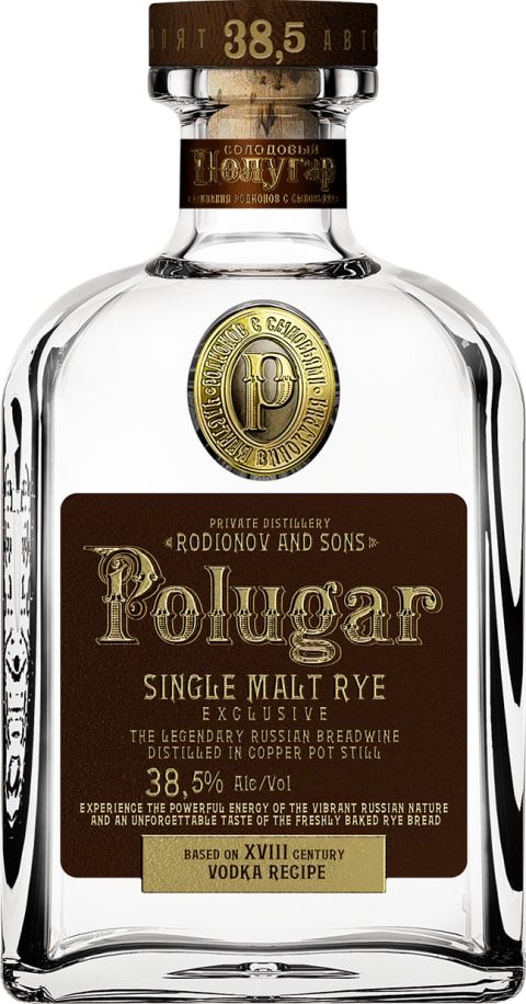 Polugar Single Malt Rye Vodka | Wine.com