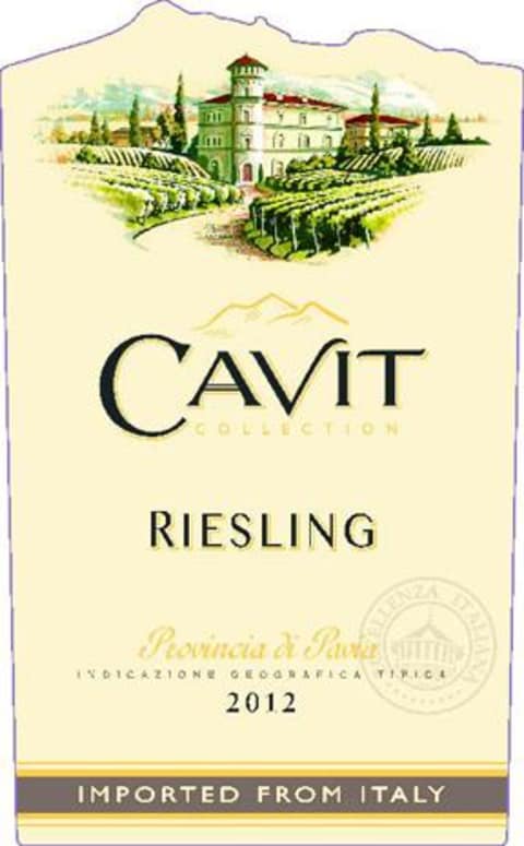 Cavit Provincia di Pavia Riesling 2012 | Wine.com