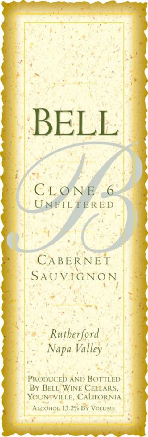 Bell Wine Cellars Clone 6 Cabernet Sauvignon 2016 | Wine.com