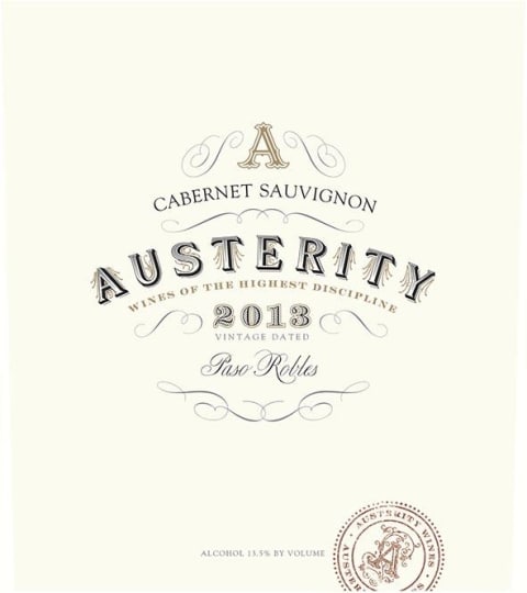 Austerity Cabernet Sauvignon 2013 | Wine.com