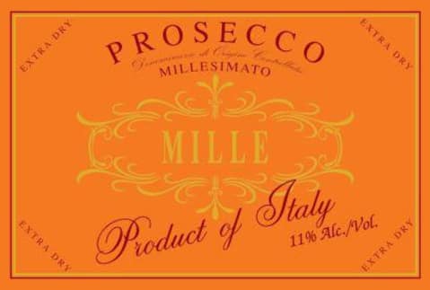 Mille Prosecco Millesimato 2016 | Wine.com