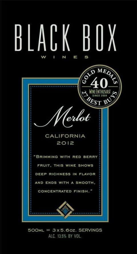 Black Box Wines Merlot 2012 | Wine.com