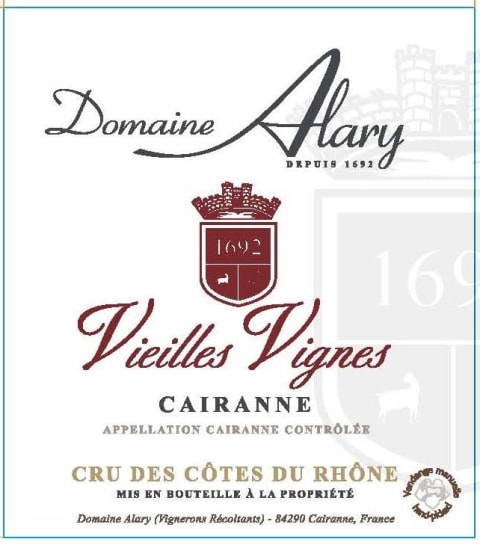 Domaine Alary Cairanne Vieilles Vignes 2019 | Wine.com
