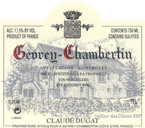 Domaine Claude Dugat Gevrey-Chambertin 2020 | Wine.com