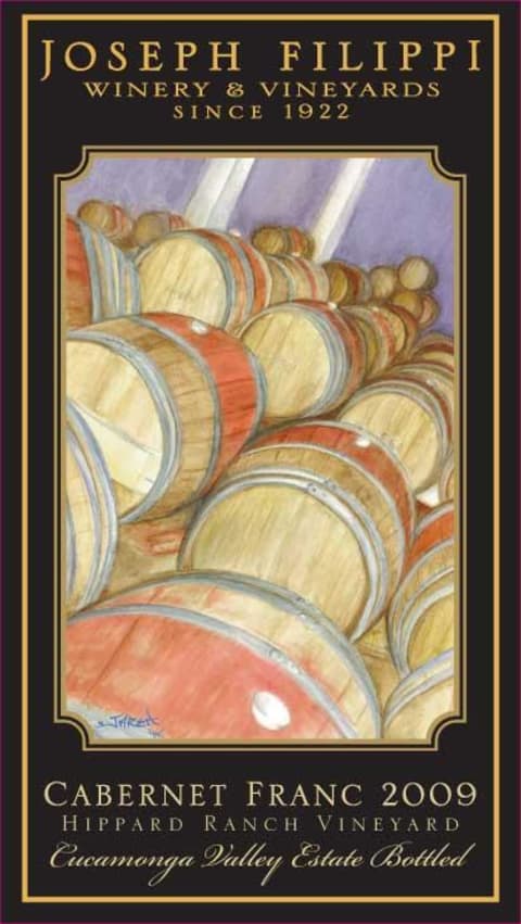 Joseph Filippi Winery & Vineyards Hippard Ranch Vineyard Cabernet Franc ...