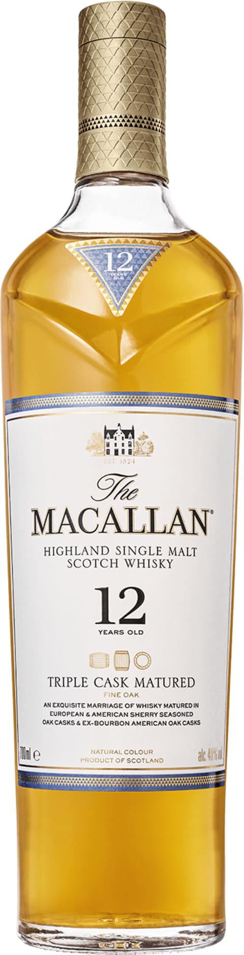 The Macallan 12 Year Triple Cask Single Malt Scotch Whisky | Wine.com