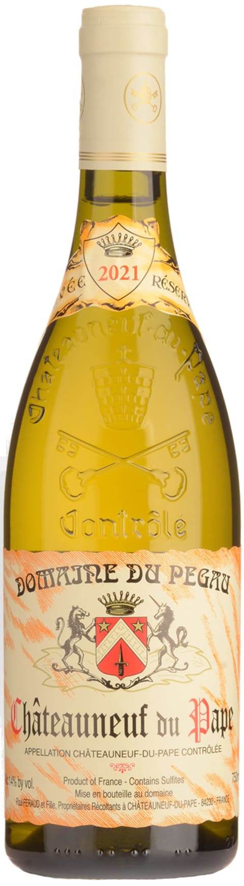 Domaine du Pegau Chateauneuf-du-Pape Cuvee Reservee Blanc 2021 | Wine.com