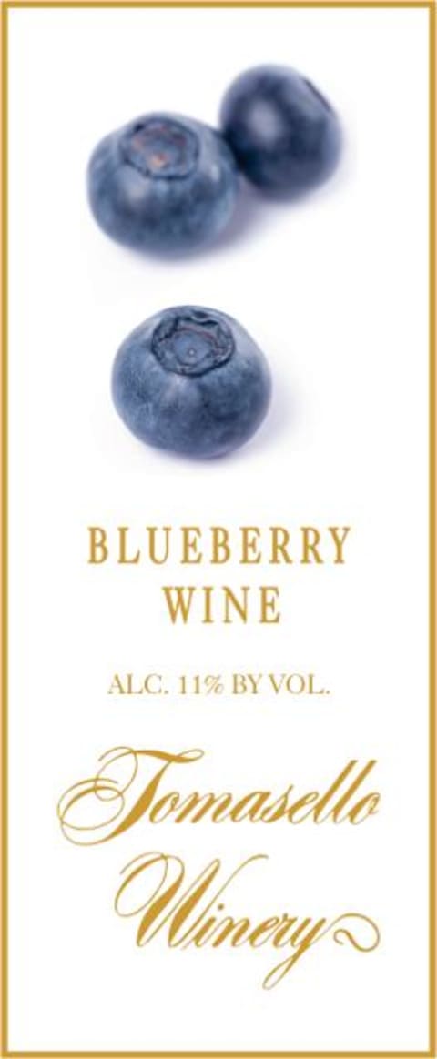 Tomasello Winery Blueberry Fruit Wine (500ml) | Wine.com