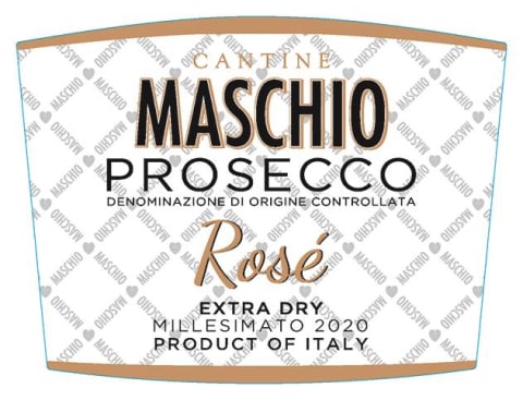 Cantine Maschio Prosecco Rose Extra Dry 2020 | Wine.com
