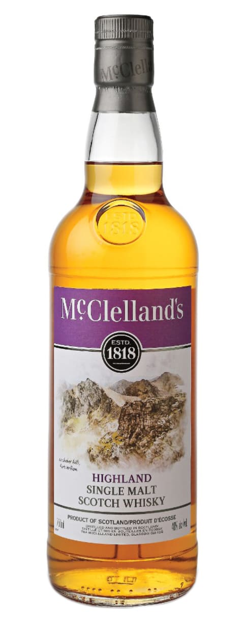 McClelland's Highland Single Malt Scotch Whisky | Wine.com