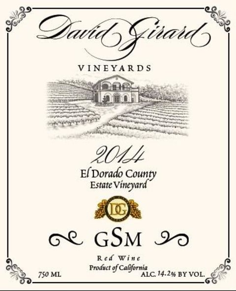 David Girard GSM DGV Estate 2014 | Wine.com