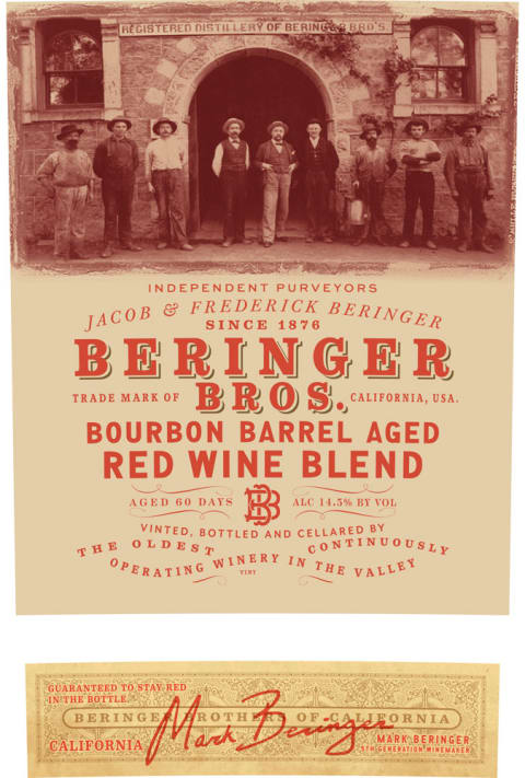 Beringer Bros. Bourbon Barrel Aged Red Blend 2020 | Wine.com