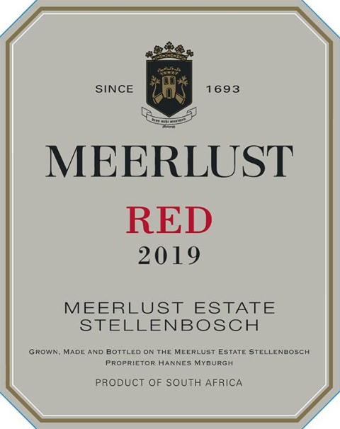 Meerlust Red Blend 2019 | Wine.com