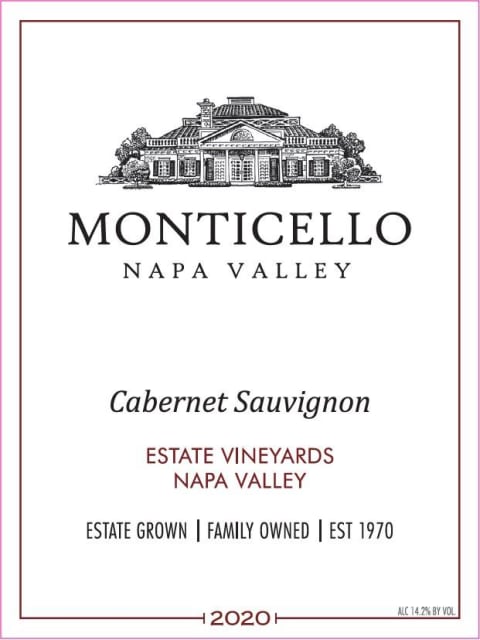 Monticello Estate Cabernet Sauvignon 2020 | Wine.com