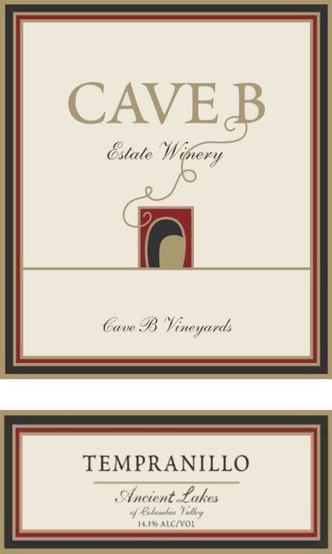 Cave B Estate Winery Columbia Valley Tempranillo 2014 | Wine.com