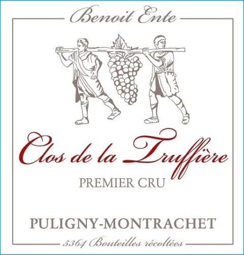 Benoit Ente Puligny-Montrachet Clos de la Truffiere Premier Cru 2018 ...