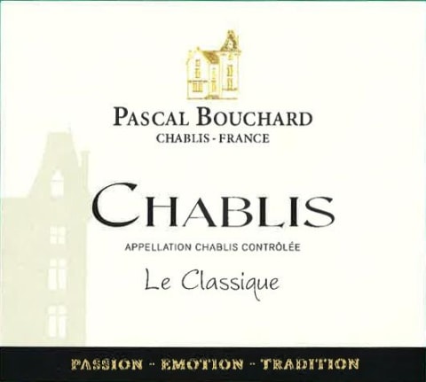 Pascal Bouchard Le Classique Chablis (OU Kosher) 2020 | Wine.com
