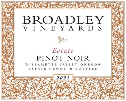 Broadley Estate Pinot Noir 2021 | Wine.com