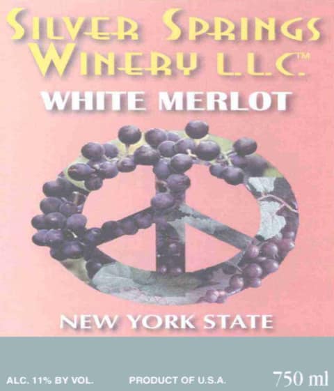 Silver Springs Winery White Merlot 2008 | Wine.com