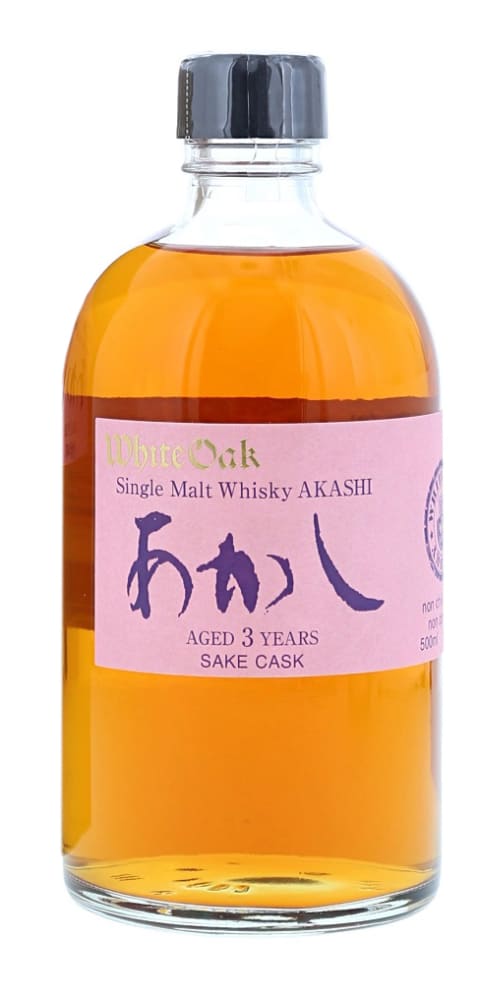 White Oak Distillery Akashi Sake Cask Single Malt Japanese Whisky ...
