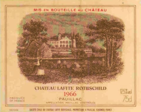 Chateau Lafite Rothschild 1966 | Wine.com