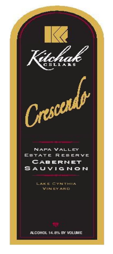 Kitchak Cellars Crescendo Lake Cynthia Vineyard Cabernet Sauvignon 2013 ...