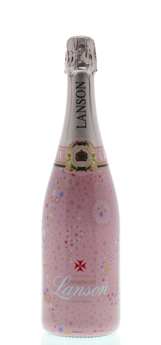 Lanson Rose Label Brut Pink Wrap Bottle | Wine.com