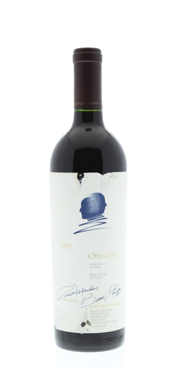 Opus One (slightly torn label) 1991 | Wine.com