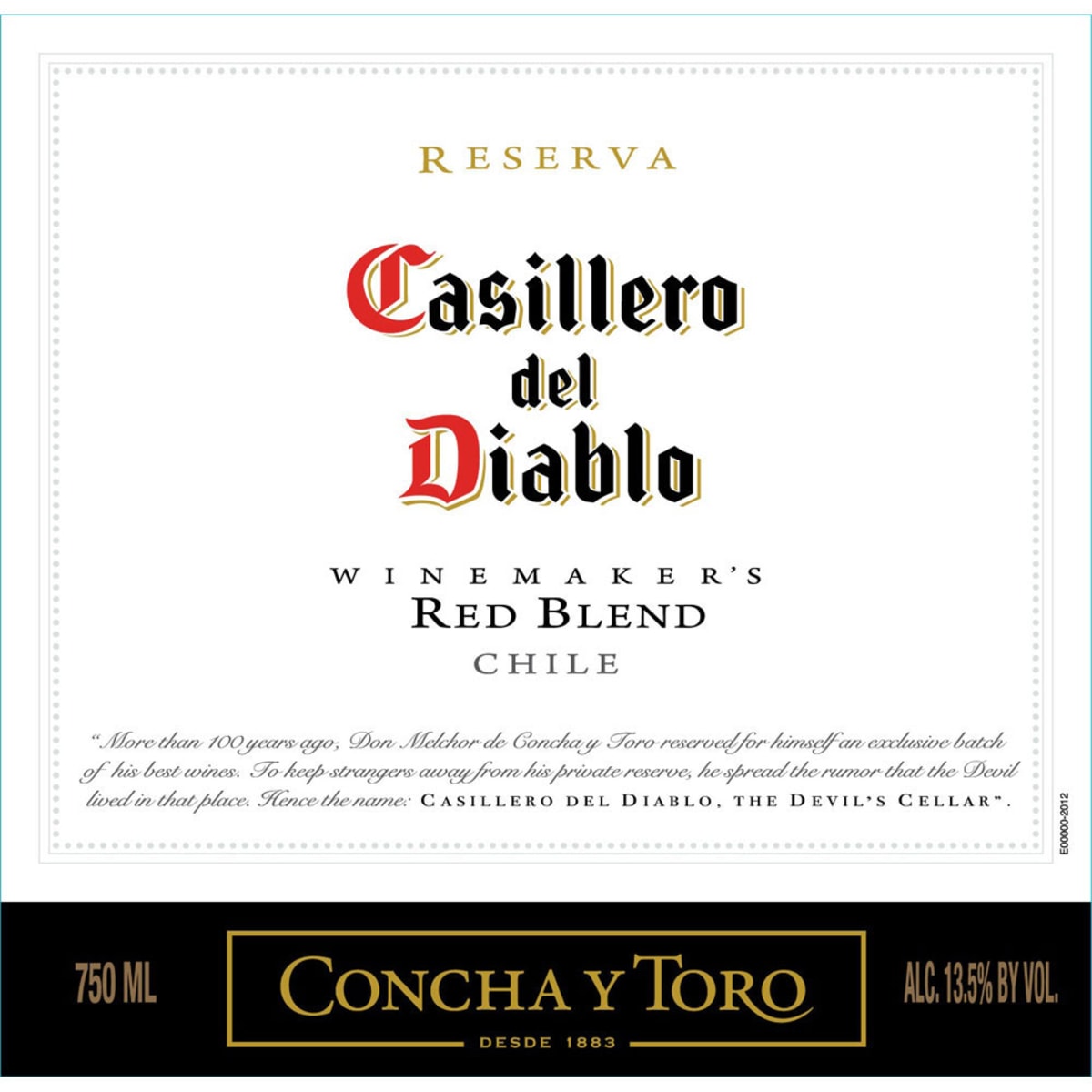 Casillero del Diablo Red Blend Reserva 2012 | Wine.com