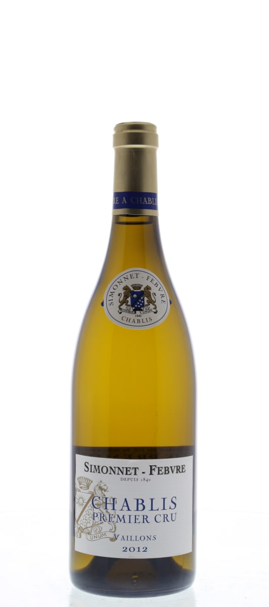 Simonnet-Febvre Chablis Vaillons Premier Cru 2012 | Wine.com