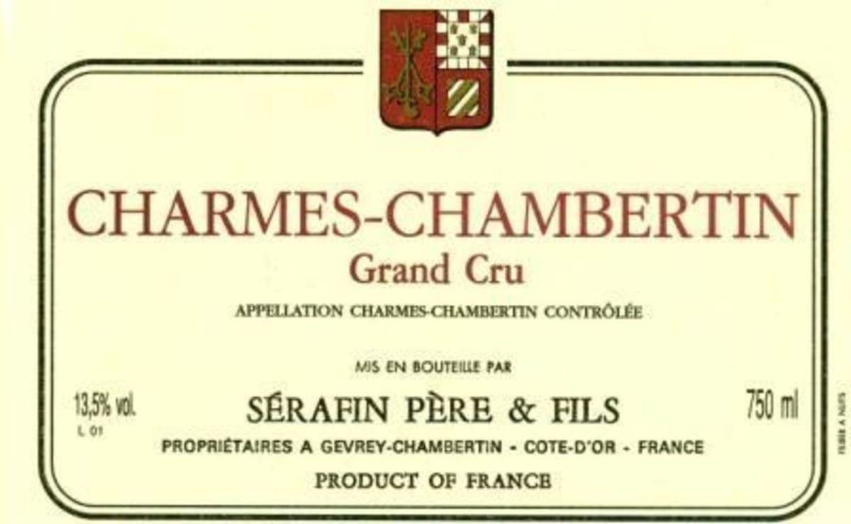 Domaine Serafin Charmes-Chambertin Grand Cru 2012 | Wine.com
