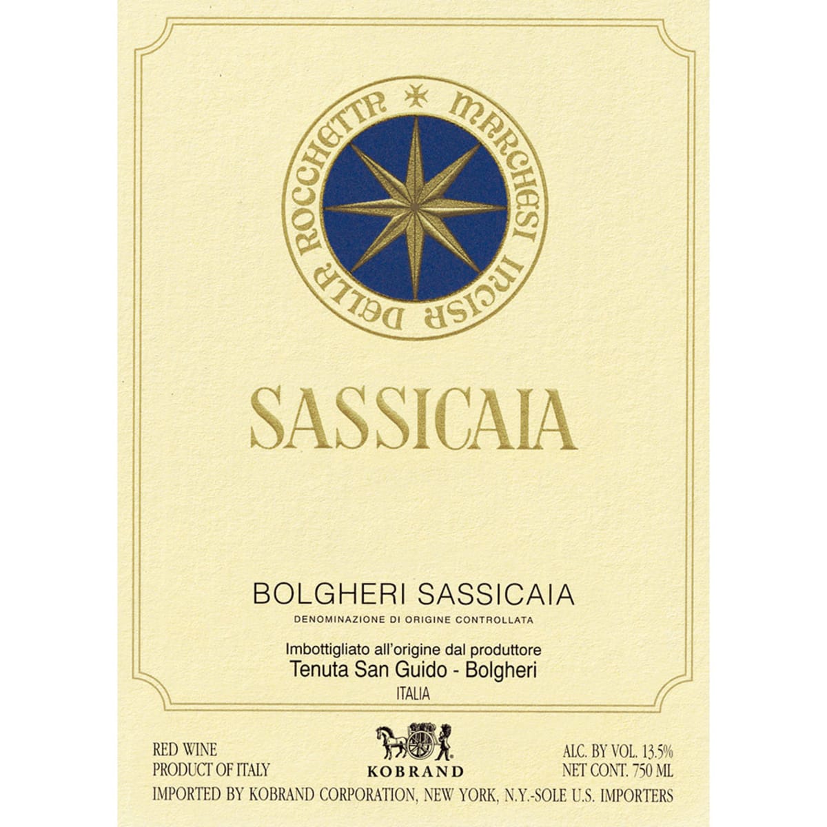 Tenuta San Guido Sassicaia (375ML half-bottle) 2013 | Wine.com