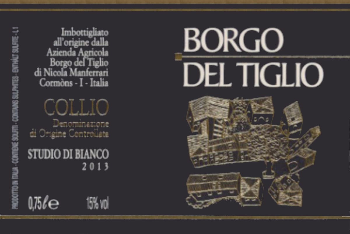 Borgo del Tiglio Collio Studio di Bianco 2013 | Wine.com