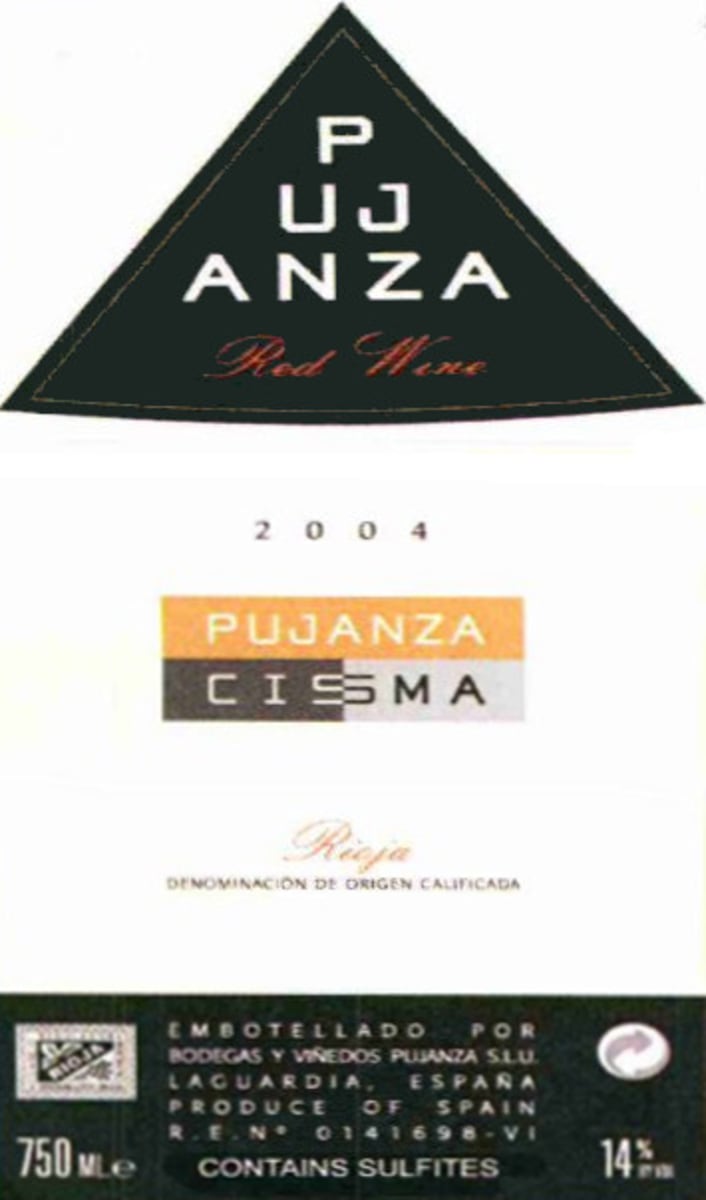 Bodegas Pujanza Rioja Cisma 2004 | Wine.com