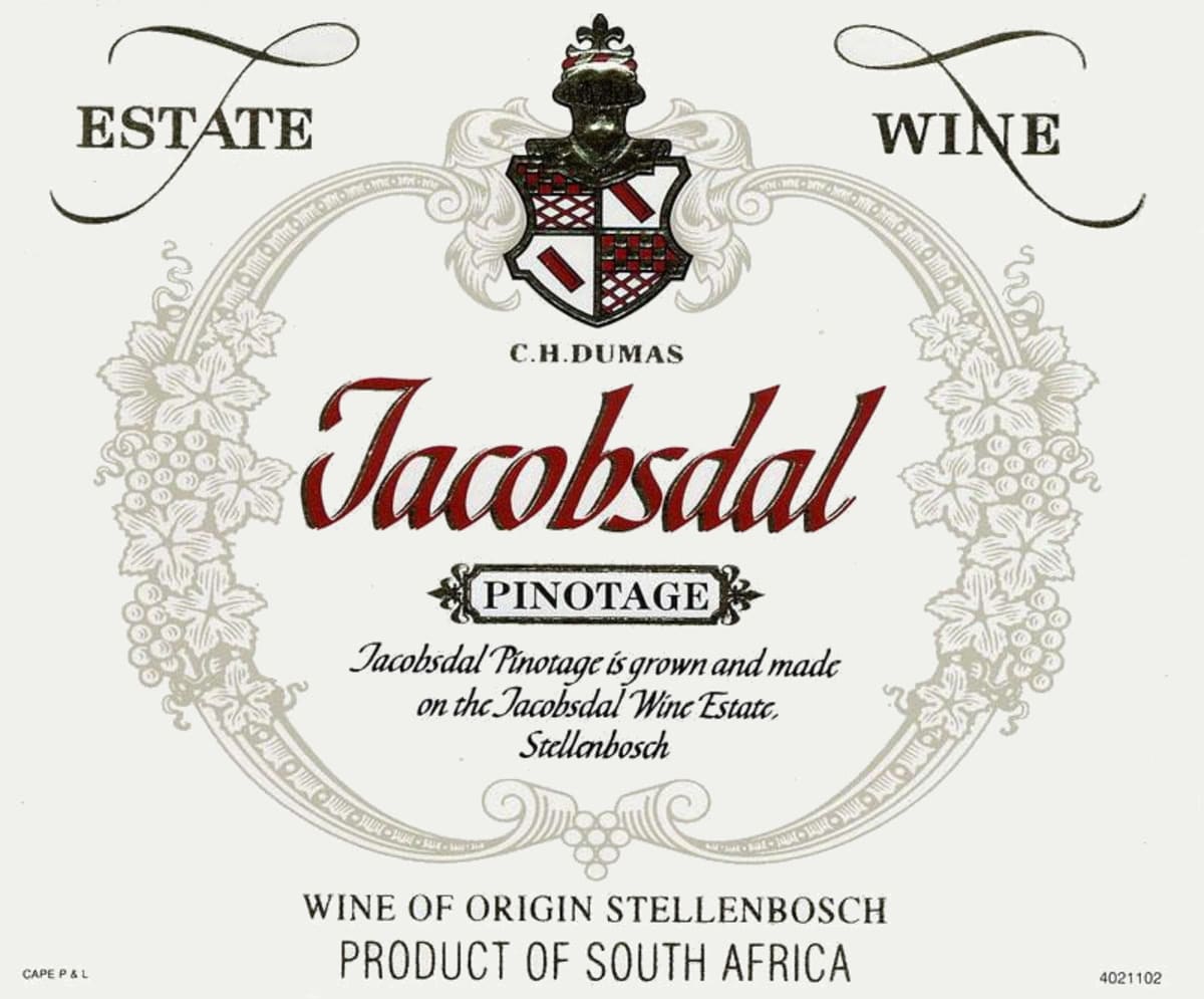 Jacobsdal Wine Estate Pinotage 2008 | Wine.com