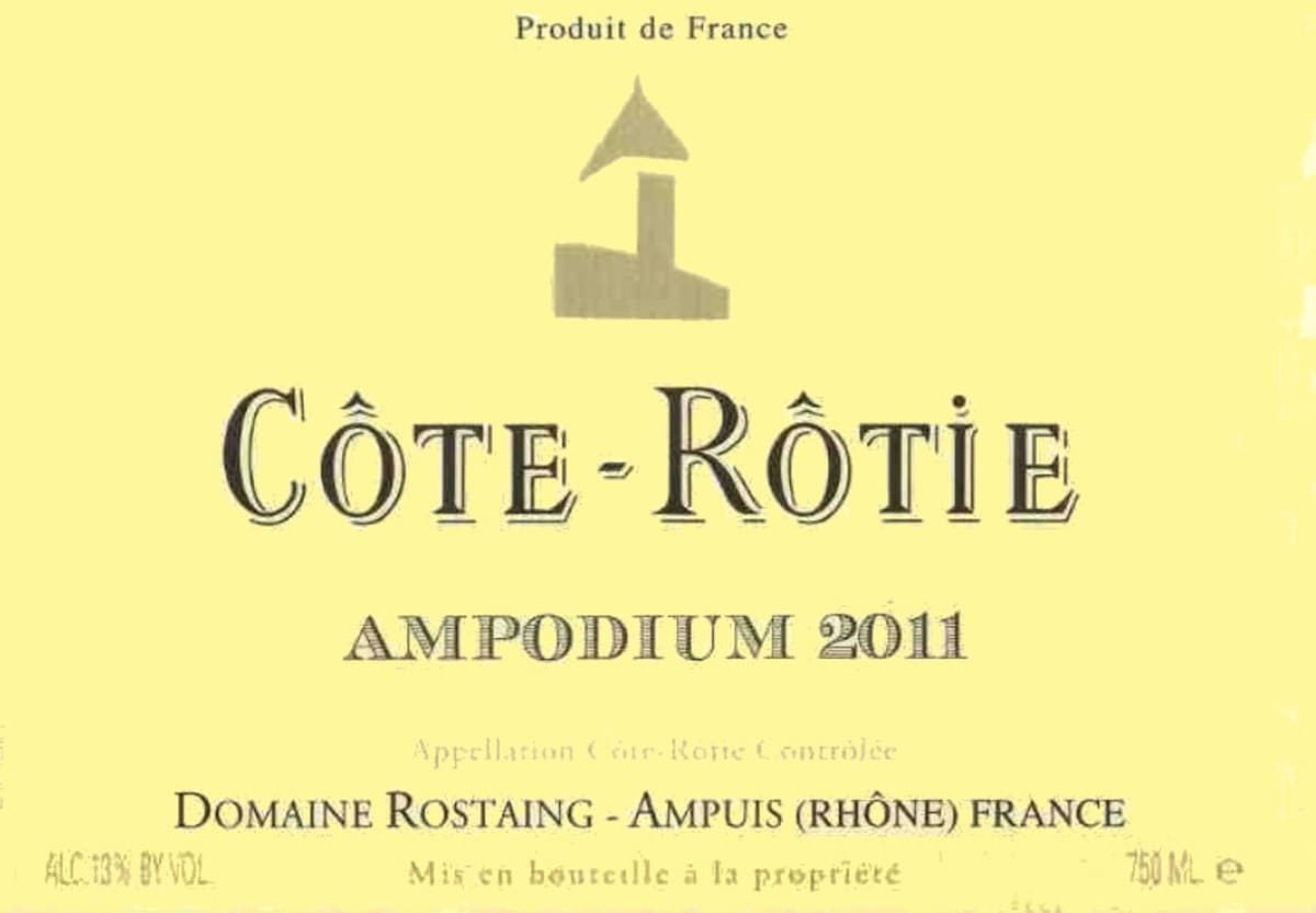Rene Rostaing Cote-Rotie Ampodium 2011 | Wine.com