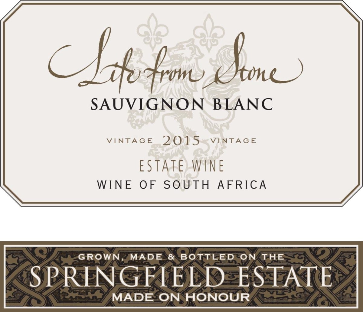Springfield Estate Life From Stone Sauvignon Blanc 2015 | Wine.com