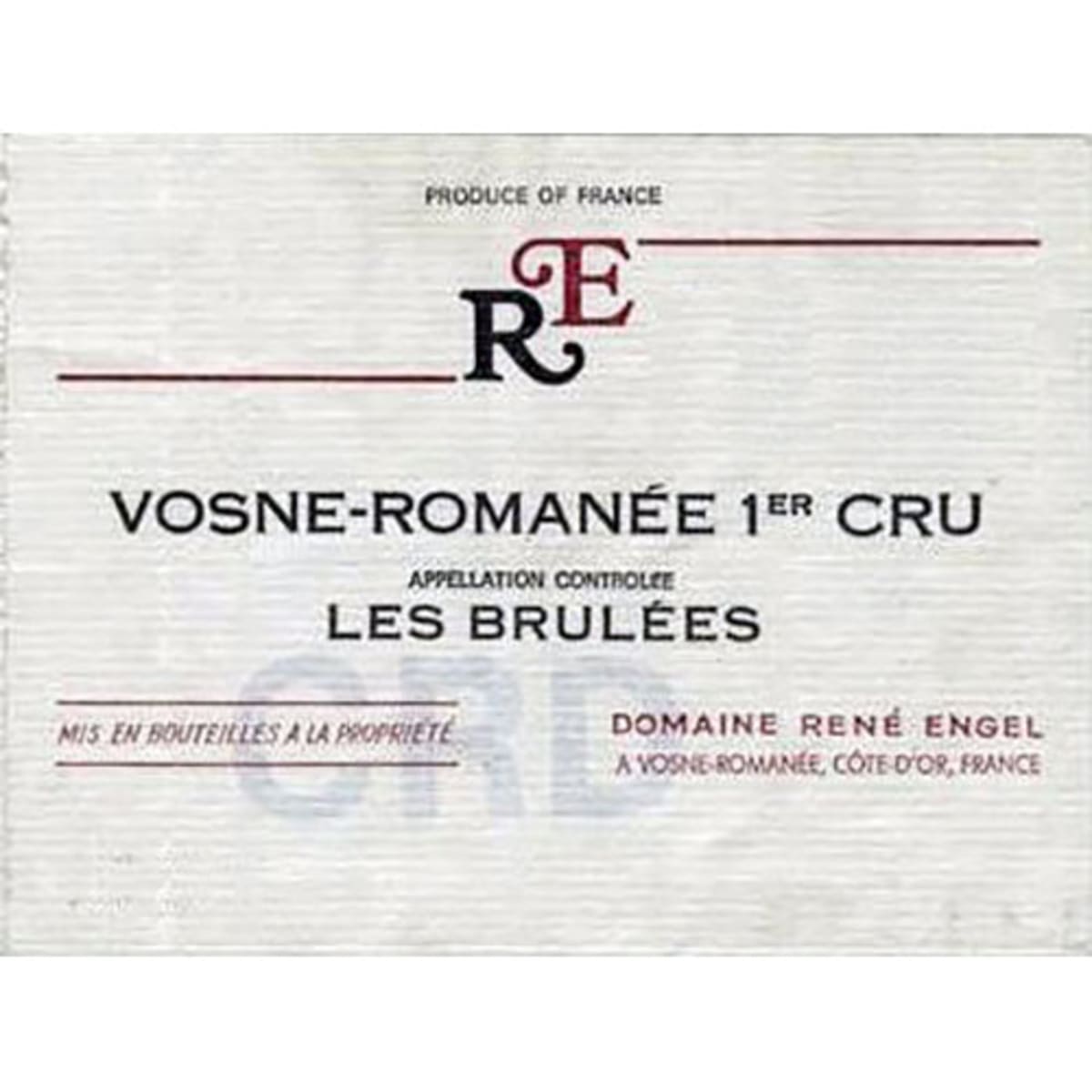 Rene Engel Vosne-Romanee Les Brulees 2002 | Wine.com